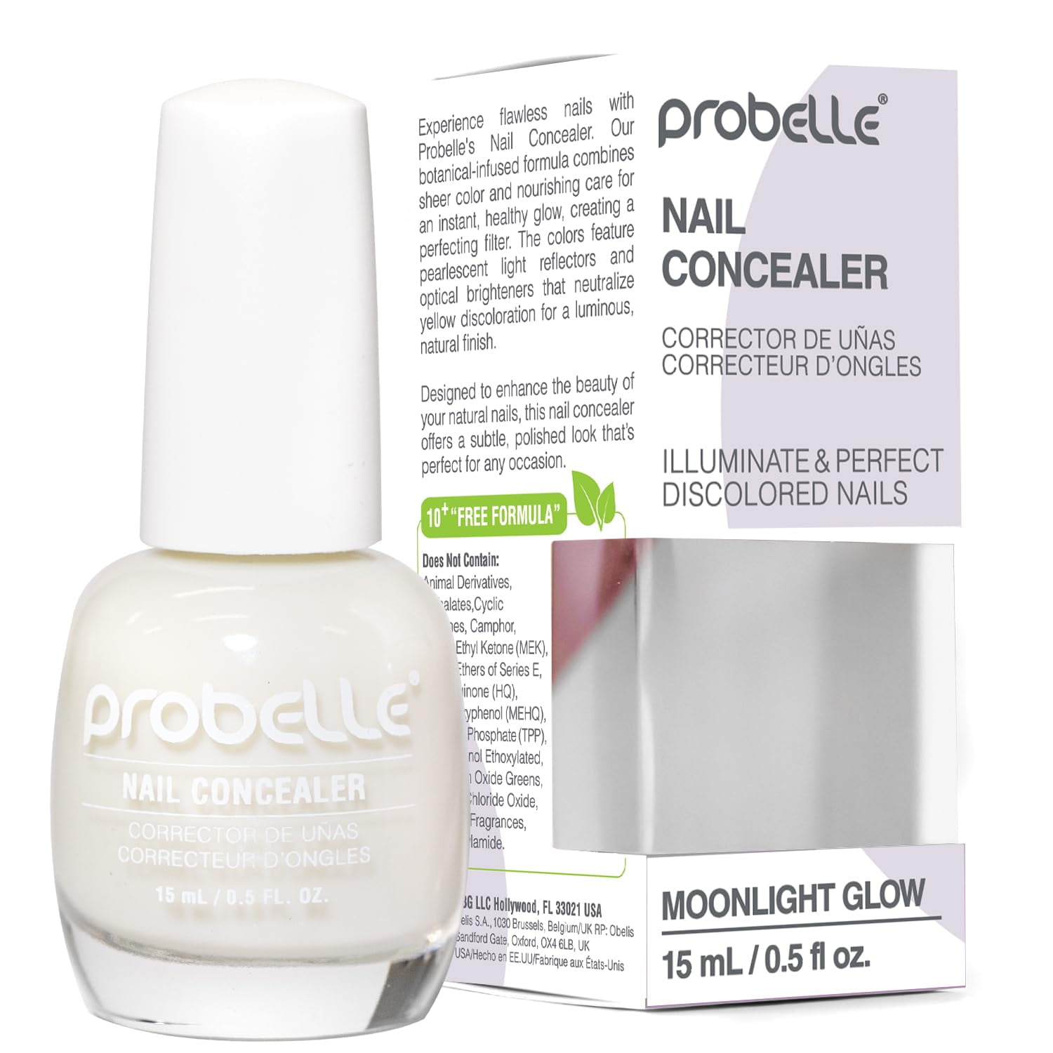 Probelle Nail Concealer - Moonlight Glow 0.5oz - Walmart.com