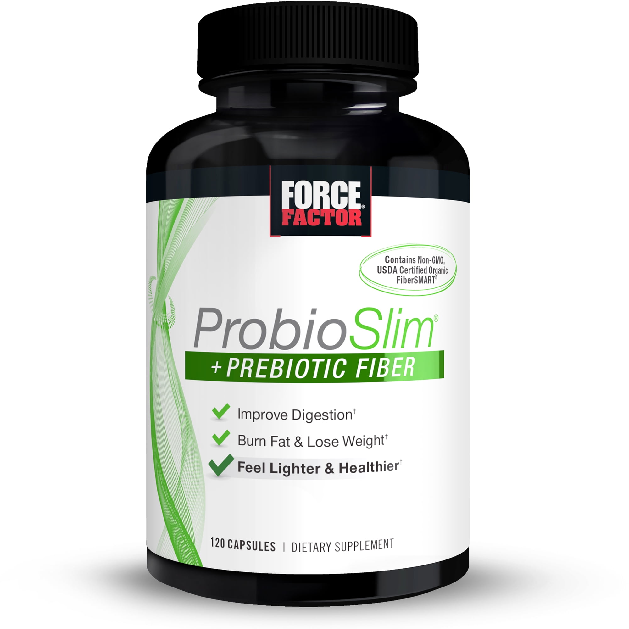ProbioSlim + Prebiotic Fiber, Fiber Supplement Capsules with Probiotics ...