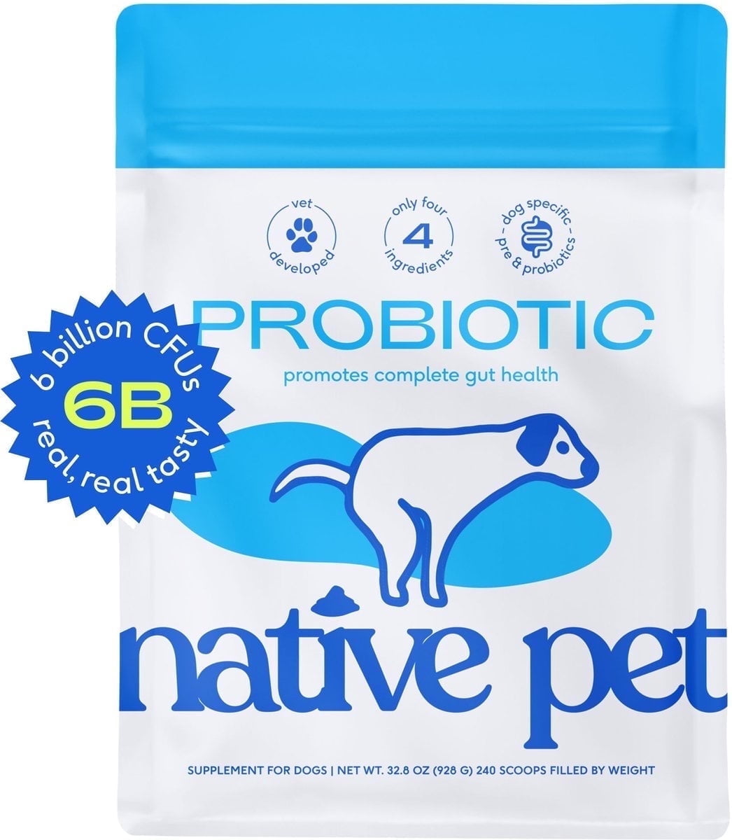 Native Pet Probiotics for Dogs Supplement for Gut Health & Digestive ...