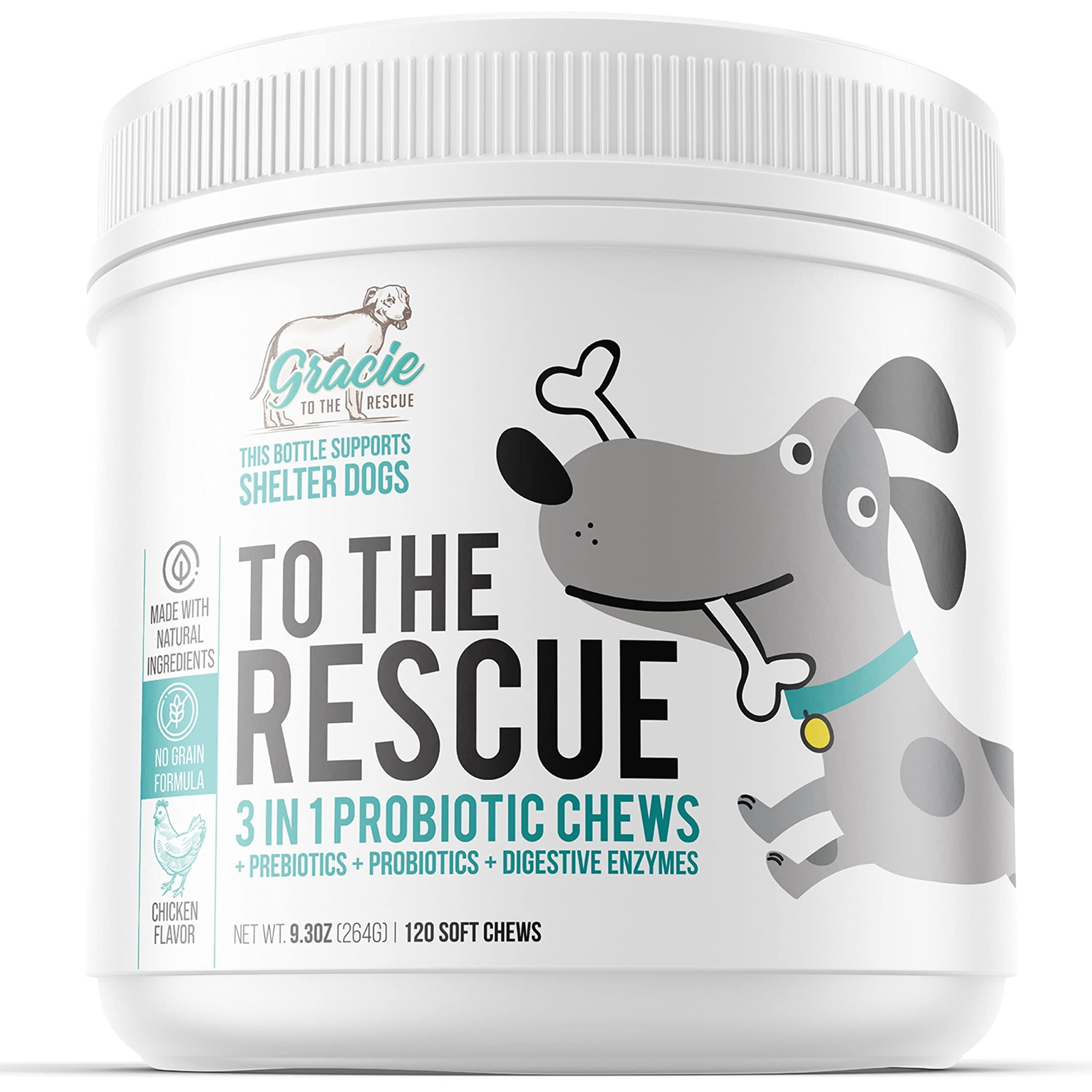 Probiotic Chews For Dogs, Support Digestive Health, Dog Probiotics And ...