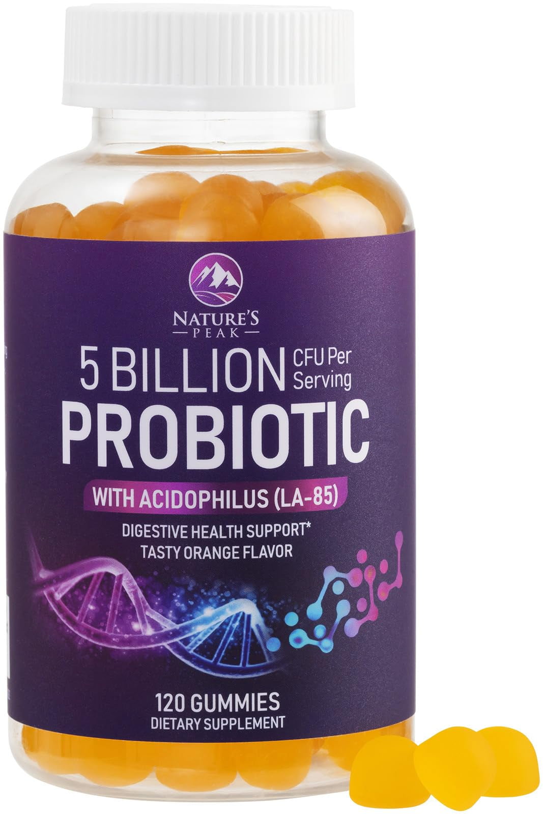 Probiotic Gummies for Women, Men & Teens - 5 Billion CFUs, 6 Pro Biotic ...