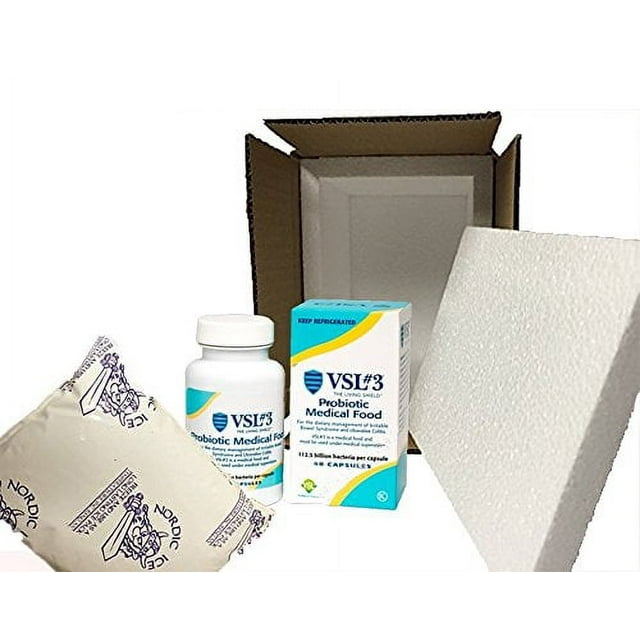 Probiotic Oral Supplement VSL3 Unflavored 60 per Bottle Bottle Capsules ...