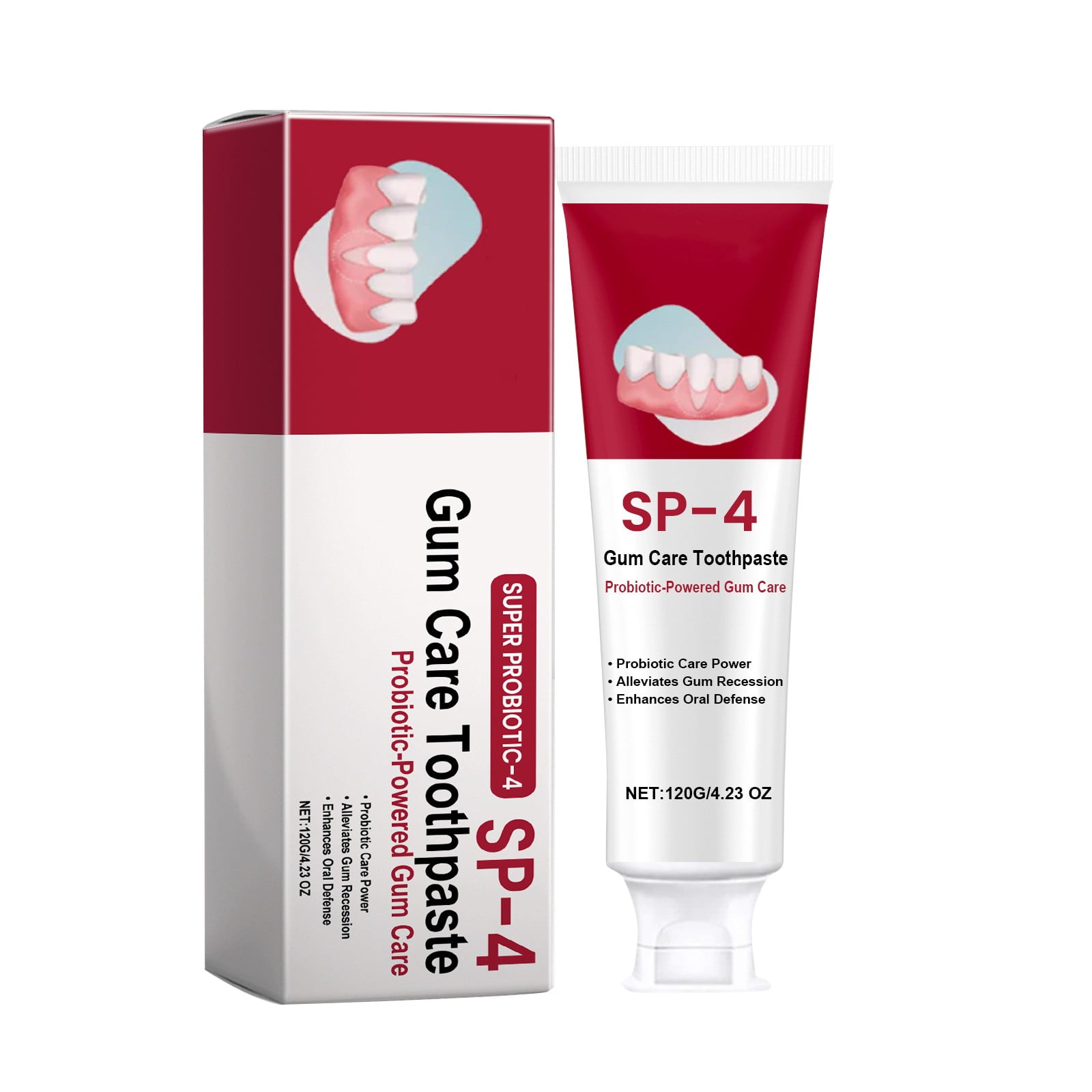 Probiotic-Powered Gum Care Toothpaste SP-4 Advanced Oral Hygiene for ...