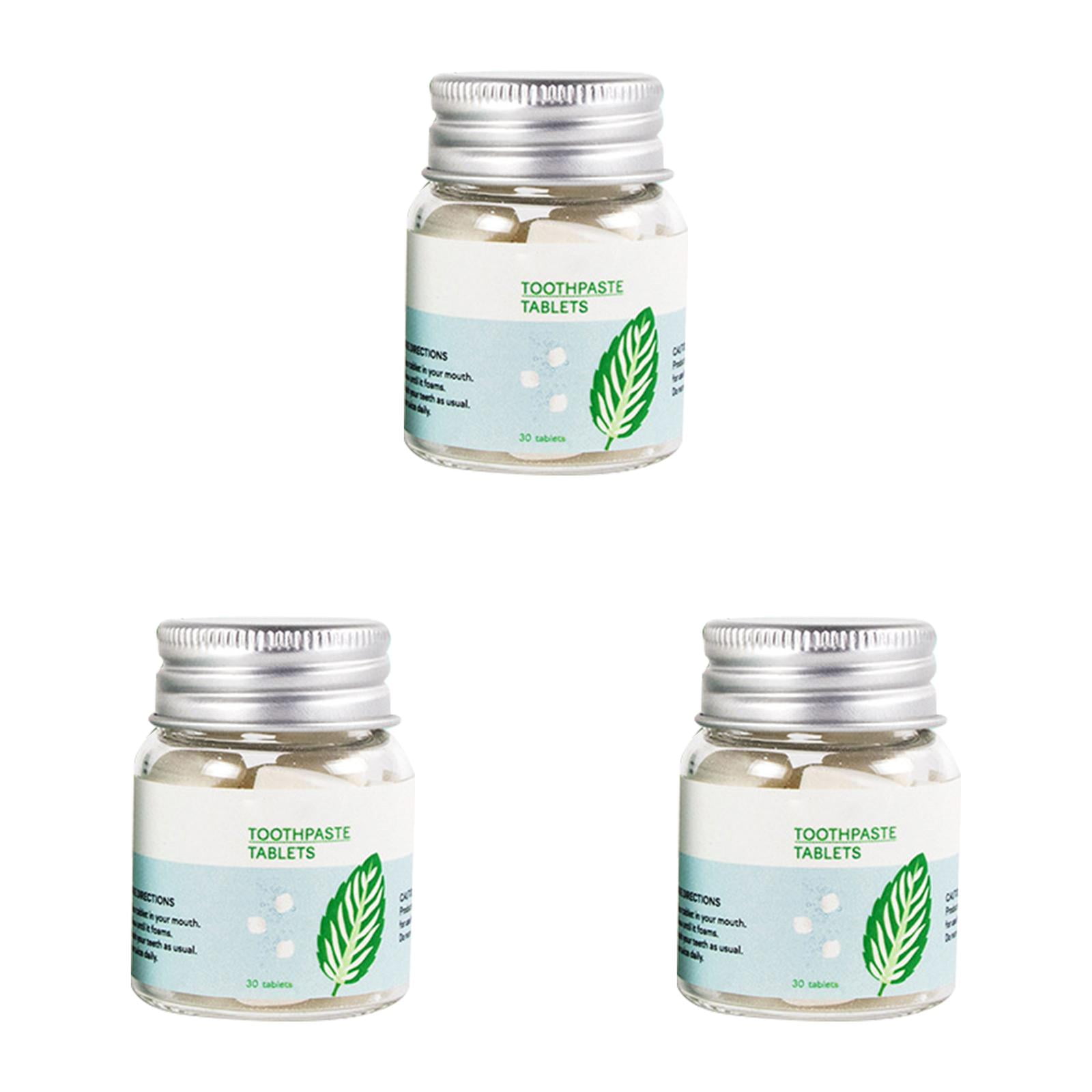 Probiotic Solid Toothpaste Fresh Breath Stain Removal Bad Breath Portable Granular Toothpaste ...