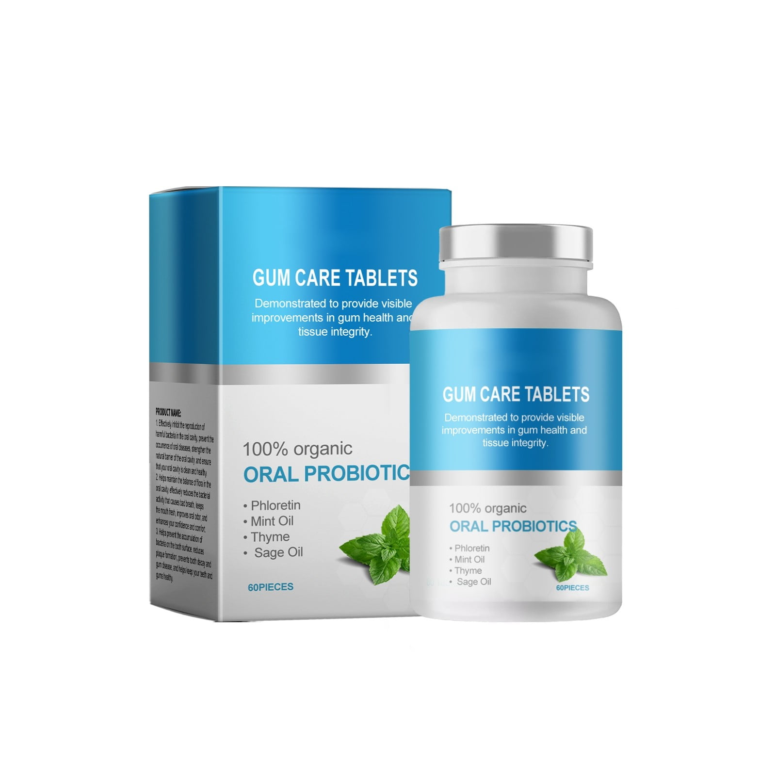 Probiotic Solid Toothpaste Tablets Portable Mouthwash Granules Portable ...