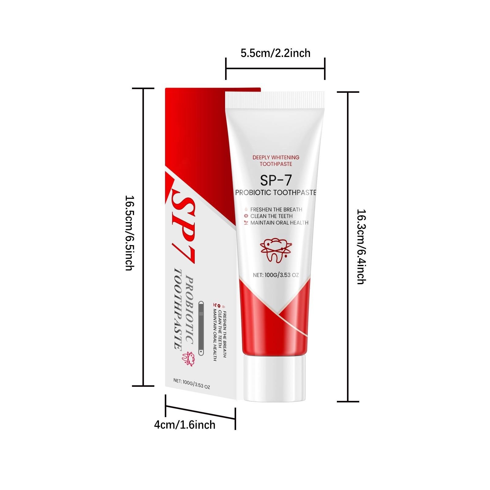 Probiotic Stain Removal Toothpaste Deep Cleaning Care Teeth Oral Care ...