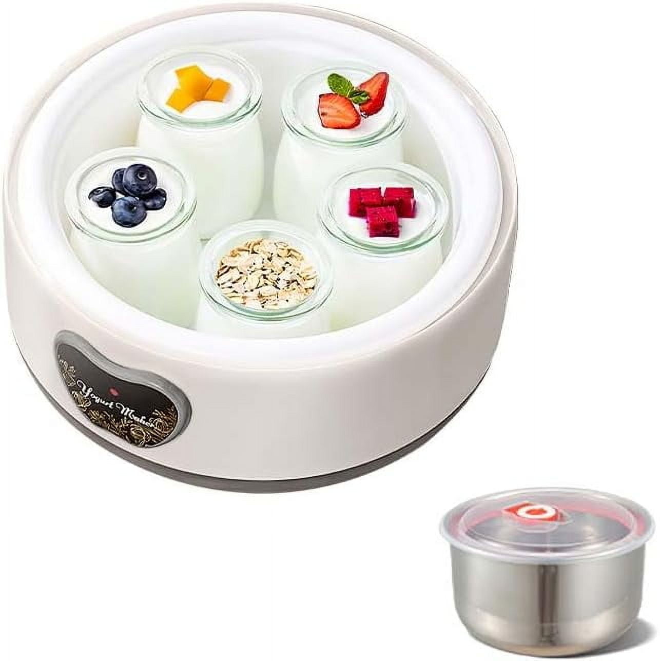 Probiotic Yogurt Maker, 2025 New 1.2L Stainless Steel Automatic Yogurt ...