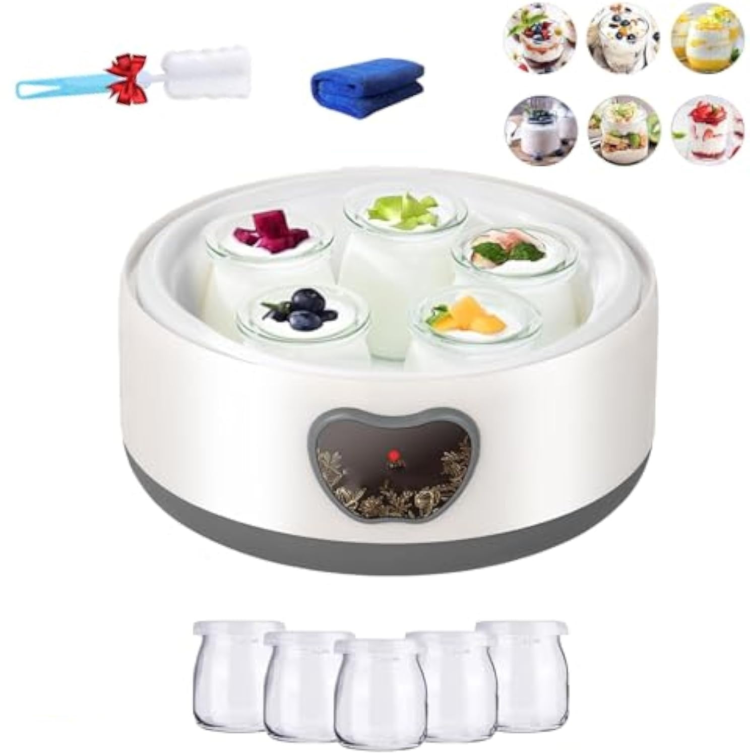 Probiotic Yogurt Maker with Temperature Control, Yogurts Makers 36 Hour ...
