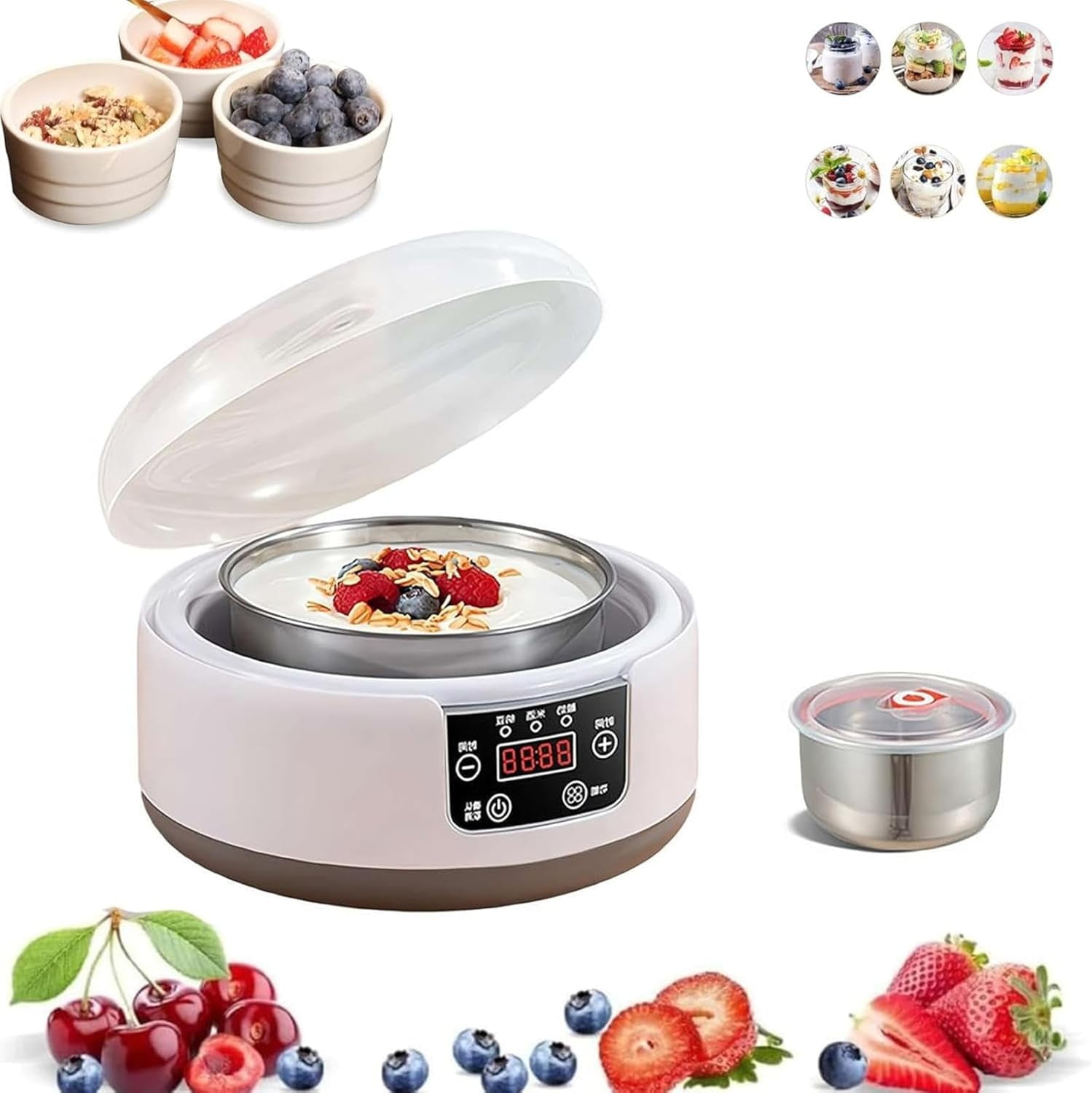 Probiotic Yogurt Maker - Yogurt Maker Machine with Constant Temperature ...
