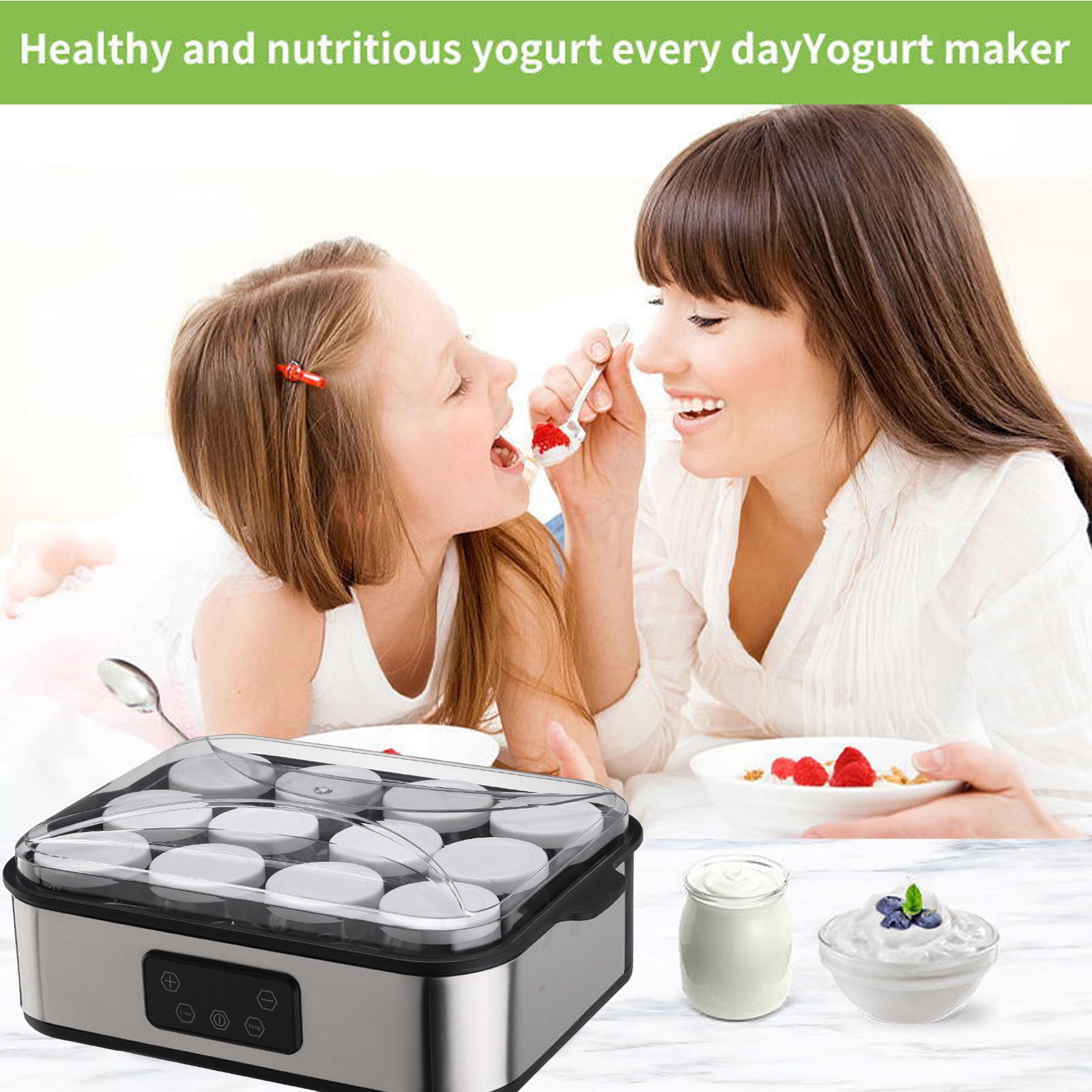 Probiotic Yogurt Motor Yogurt With Adjustable Temperature And Control ...