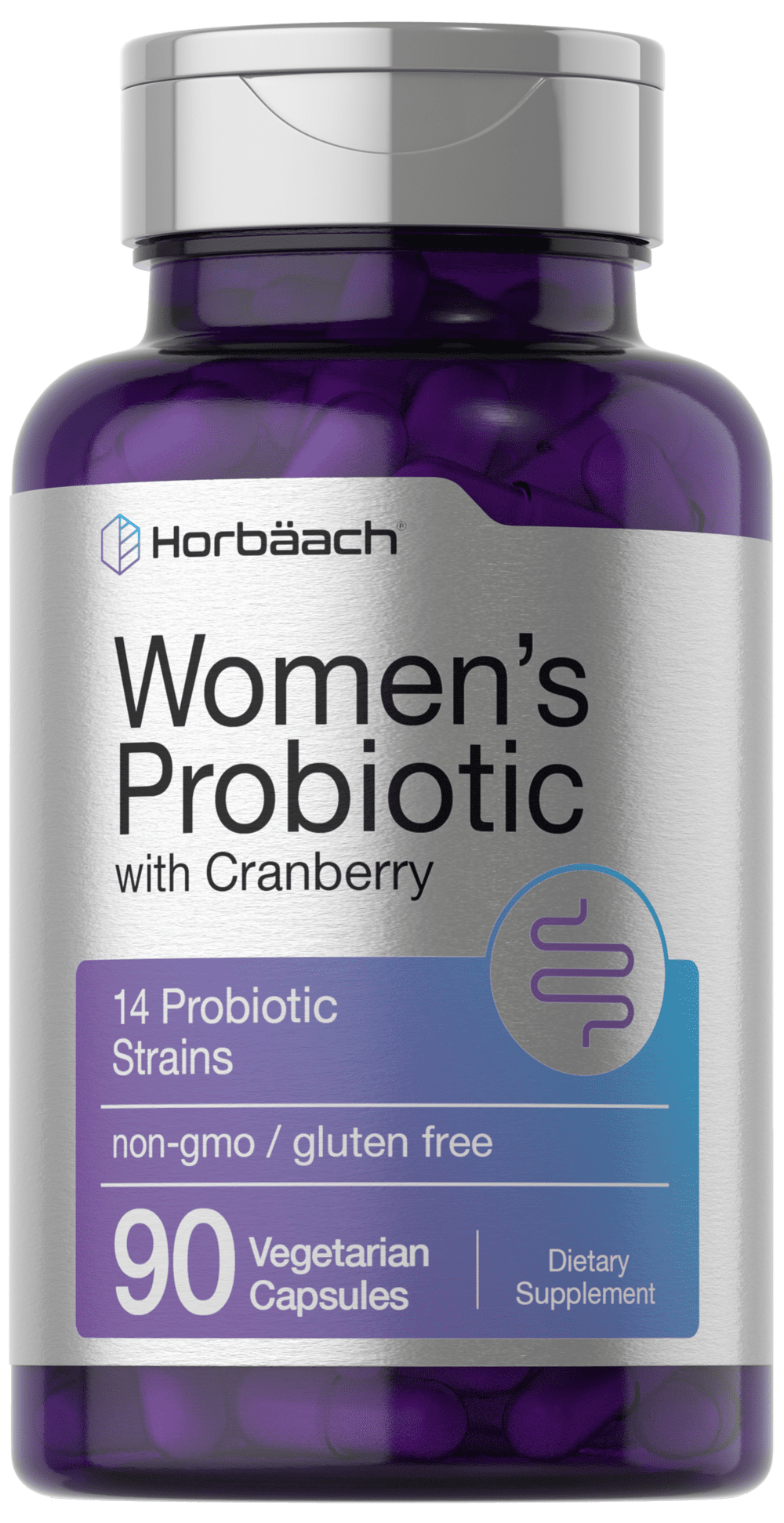Probiotic for Women with Cranberry | 90 Capsules | 14 Probiotic Strains ...