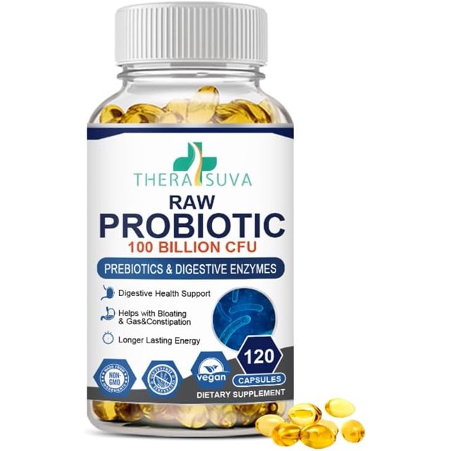 Probiotics 100 Billion CFU - 34 Strains + Organic Prebiotics Complex ...