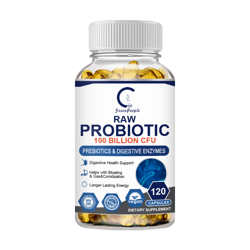 100 Billion CFU Probiotics , with Digestive Enzymes; Probiotics for ...