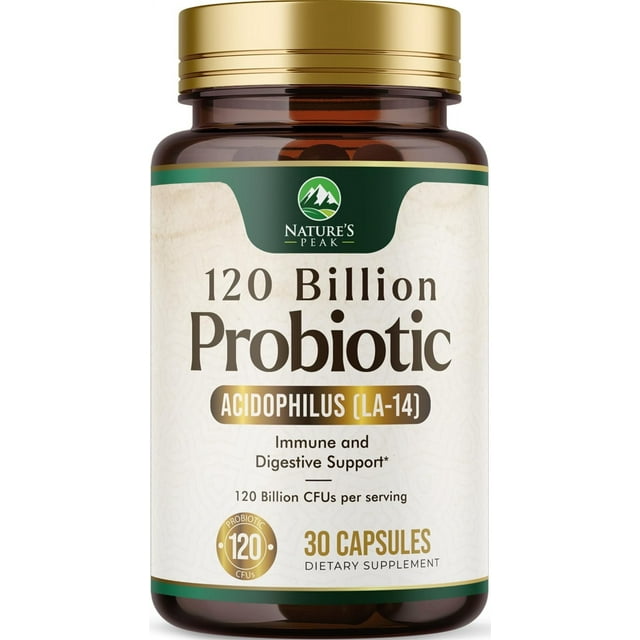Probiotics for Digestive Health, 120 Billion CFU for Women's Vaginal pH ...
