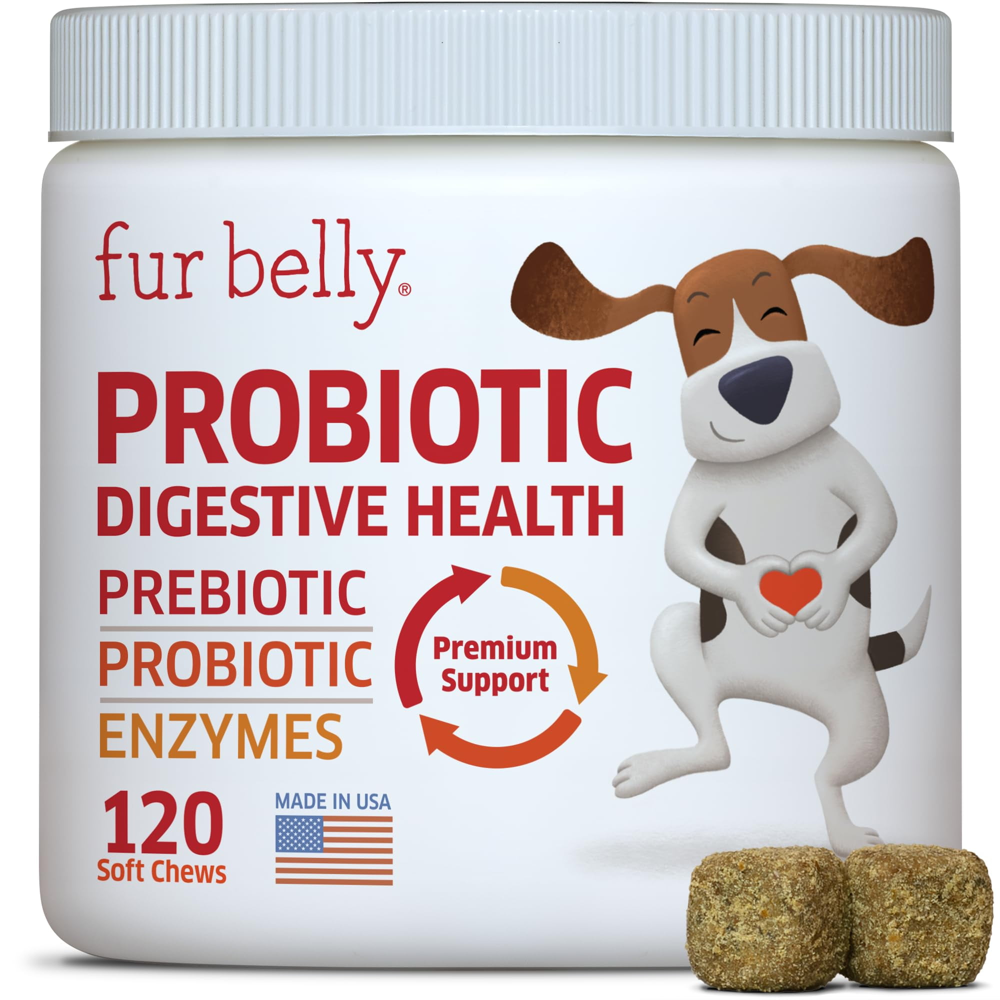 Probiotics For Dogs - Hot Spot Remedy For Dogs + Prebiotic - Dog ...