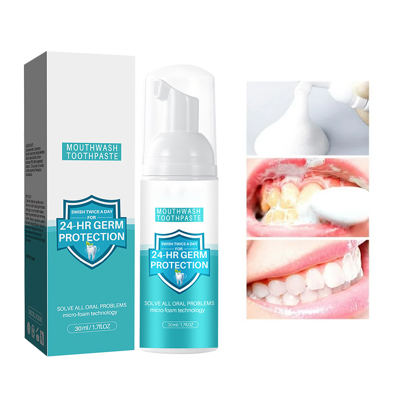 Probiotics Tooth Mousse,50ml Cleansing Mousse Toothpaste,Removes Plaque ...