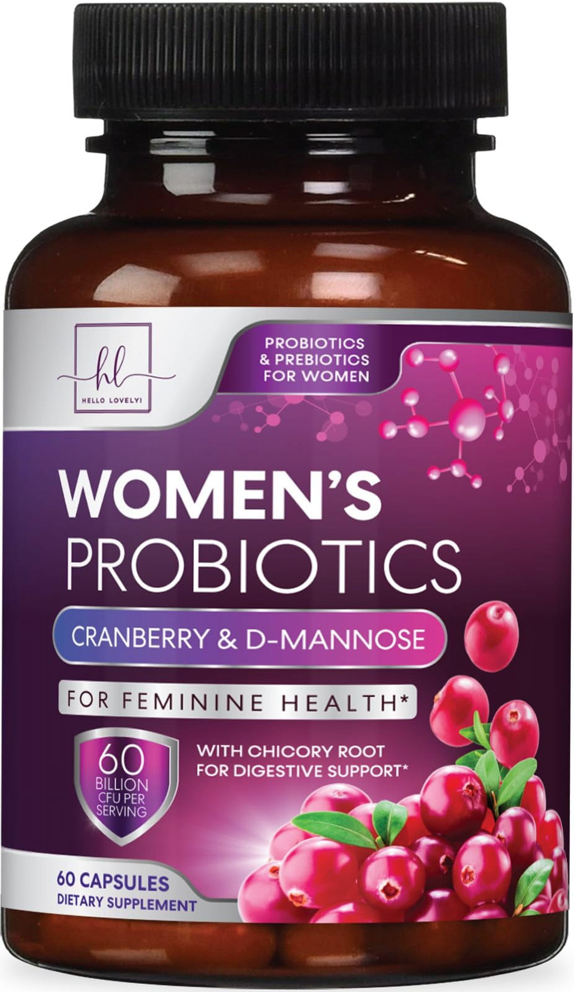 Probiotics for Women - 60 Billion CFU & 16 Strains for pH Balance ...