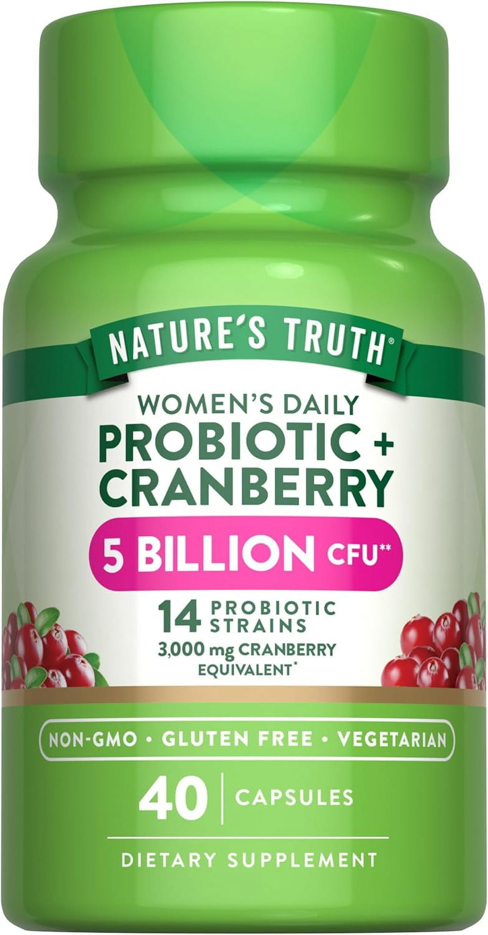 Probiotics for Women | 5 Billion Active Cultures | 40 Capsules | With ...