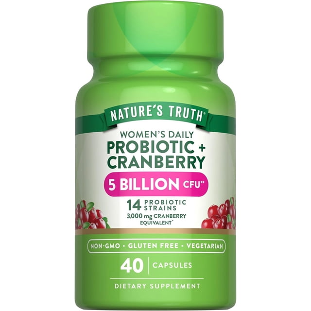 Probiotics for Women | 5 Billion Active Cultures | 40 Capsules | With ...