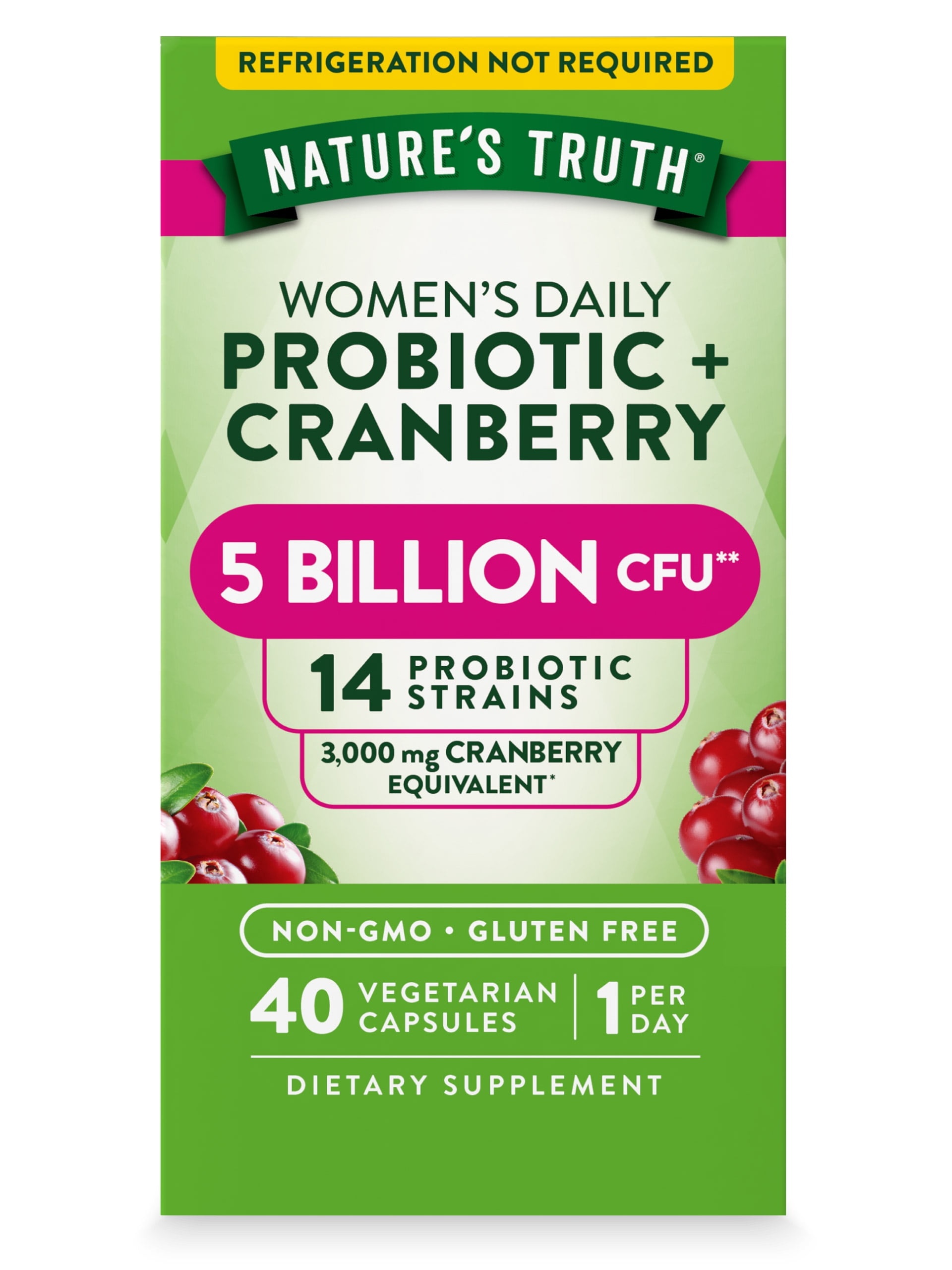 Probiotics for Women | 5 Billion Active Cultures | 40 Capsules | With ...