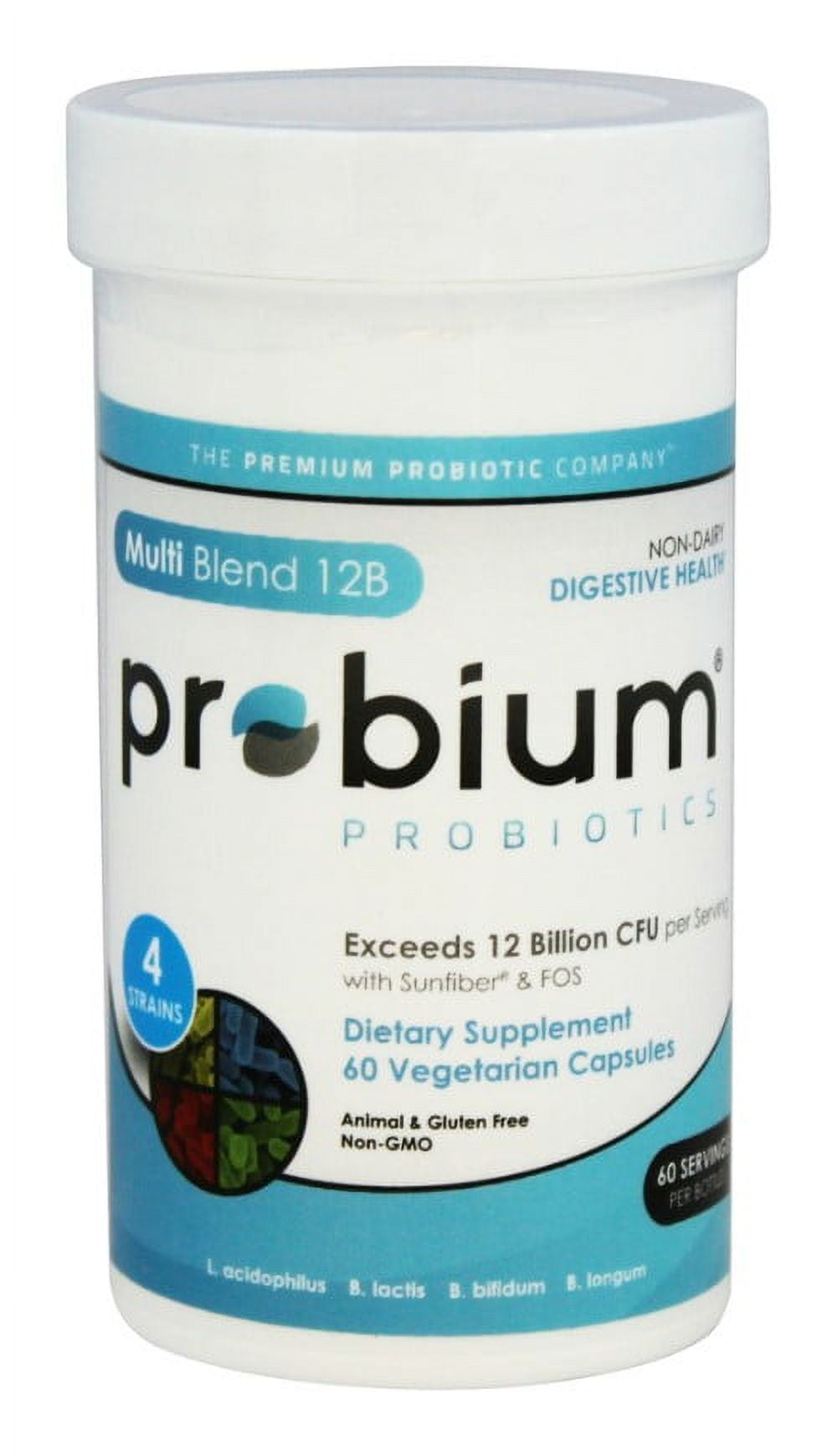 Probium Probiotic Multi Blend 12 Billion, 60 Ct - Walmart.com