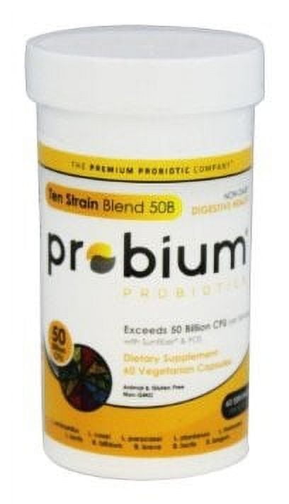 Probium Probiotic Ten Strain 50 Billion, 60 Ct - Walmart.com