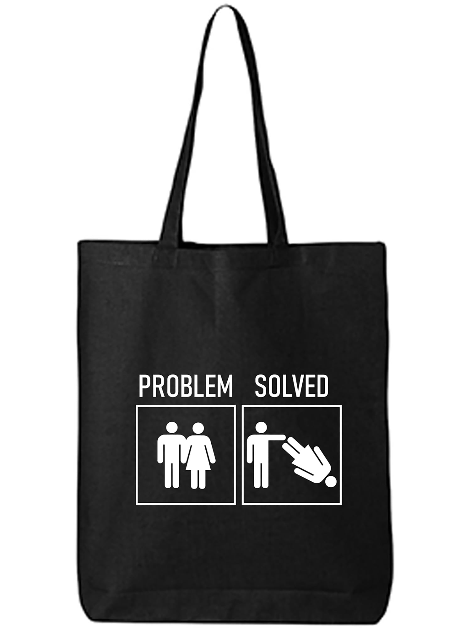 Problem Solved Cotton Canvas Tote Bag - Walmart.com