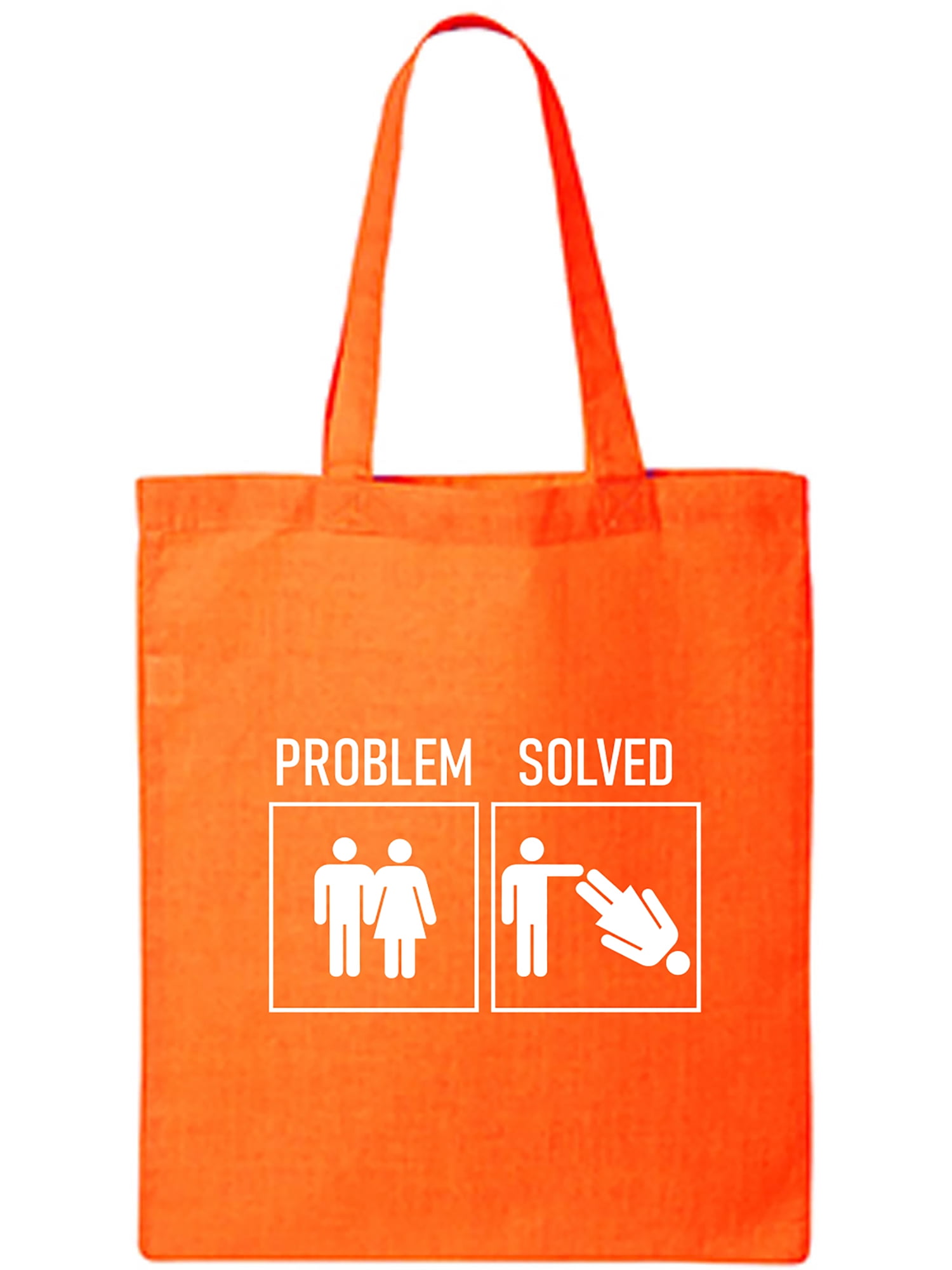 Problem Solved Cotton Canvas Tote Bag - Walmart.com
