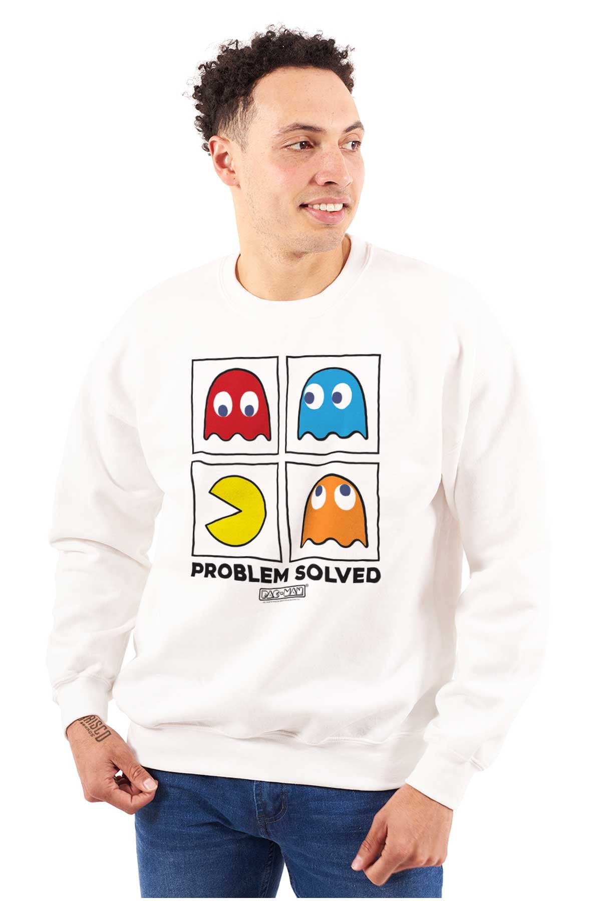Problem Solved Pacman Unisex Plus Size Sweatshirt Brisco Brands 4X ...