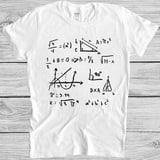 Problem Solver Math Teacher Mathematical Formulas Meme Gift Tee T Shirt ...