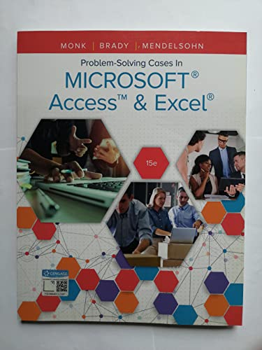 Pre-Owned Problem Solving Cases In Microsoft Access & Excel - Walmart.com