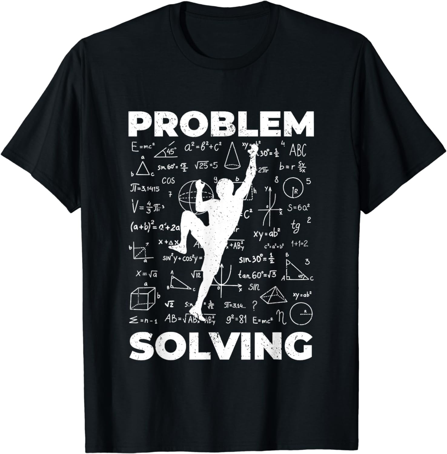 Problem Solving Climbing Gift For Climber Bolder Boulder T-Shirt ...