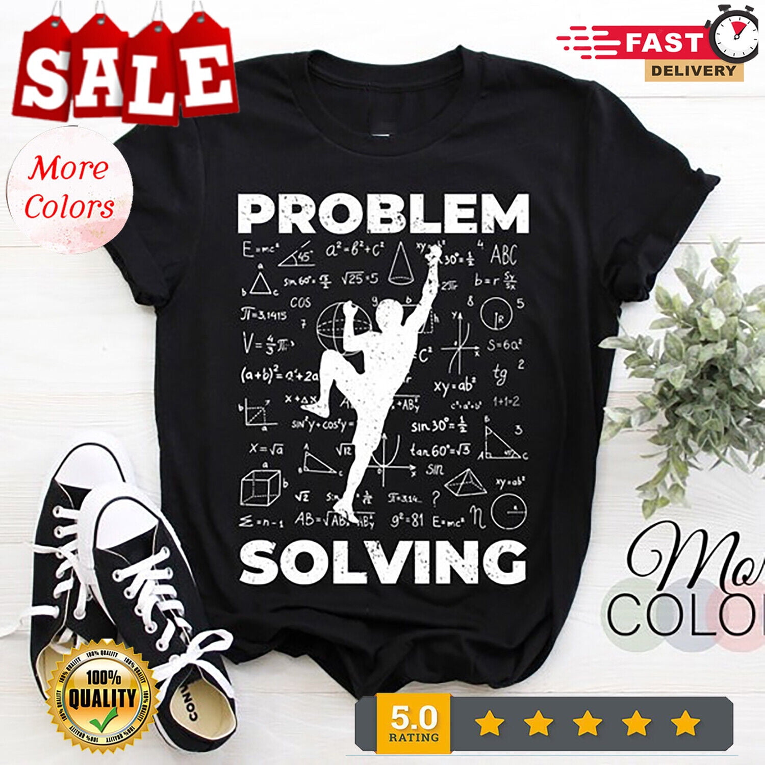 Problem Solving Climbing T-Shirt, Gift For Climber Bolder Boulder ...