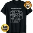 Problem Solving Flowchart Chart, Geeky and Nerdy T-Shirt A3625 ...