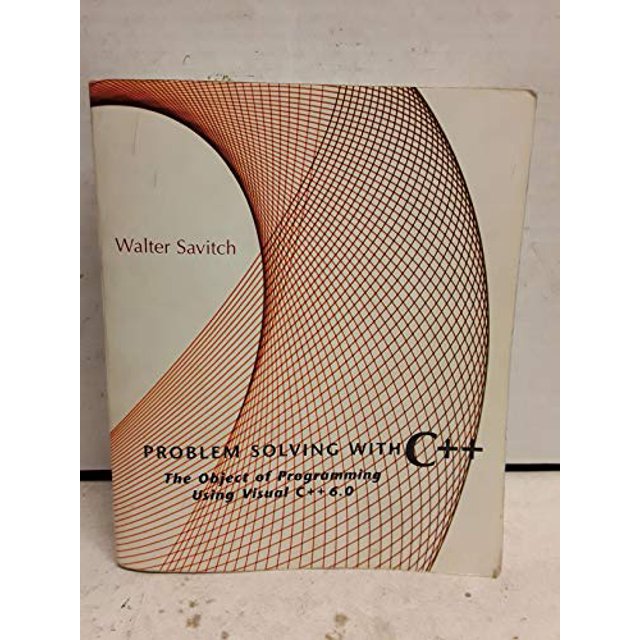 Pre-Owned Problem Solving With C++: The Object of Programming Using Visual C++ 6.0 Paperback ...