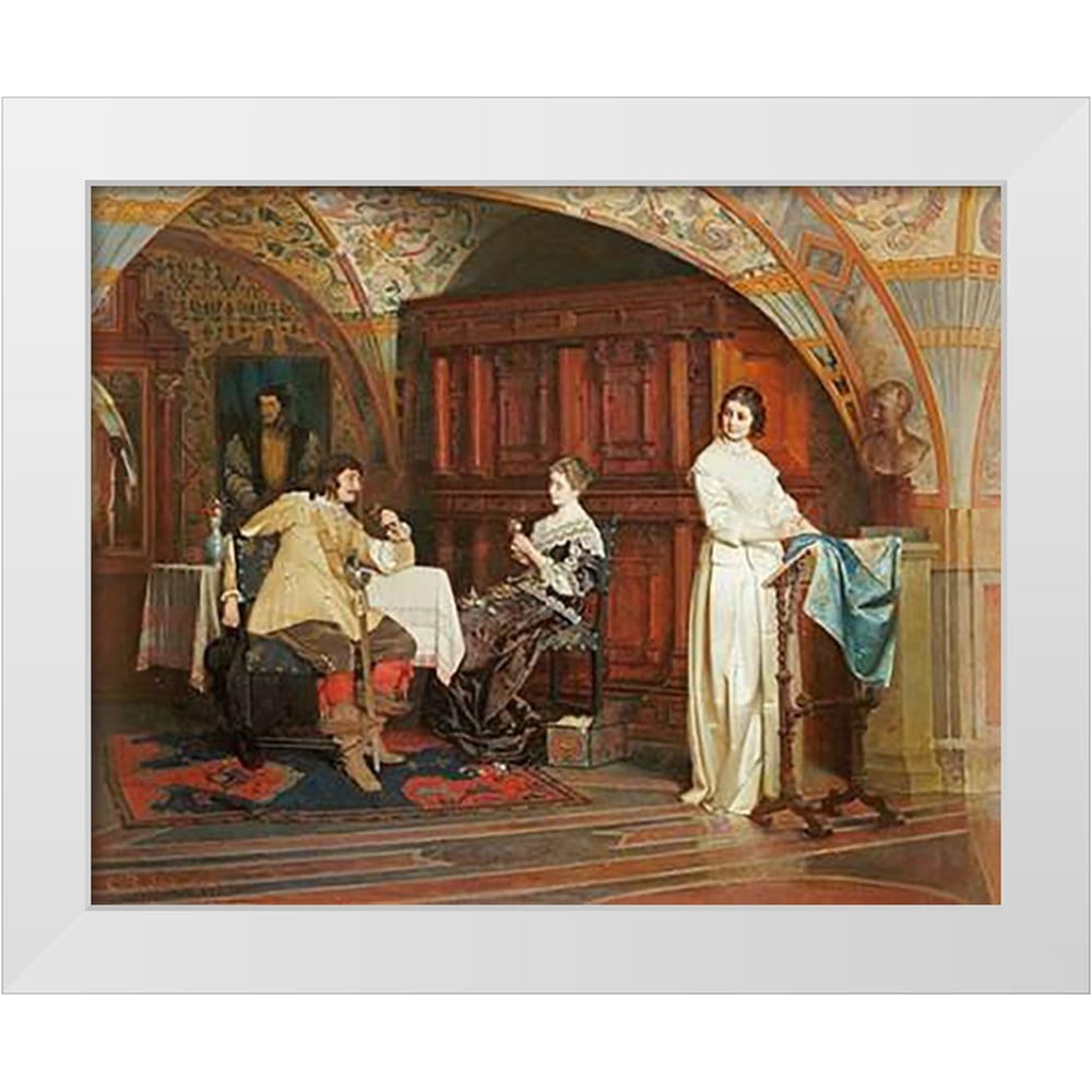 Probst, Carl 32x26 White Modern Wood Framed Museum Art Print Titled ...