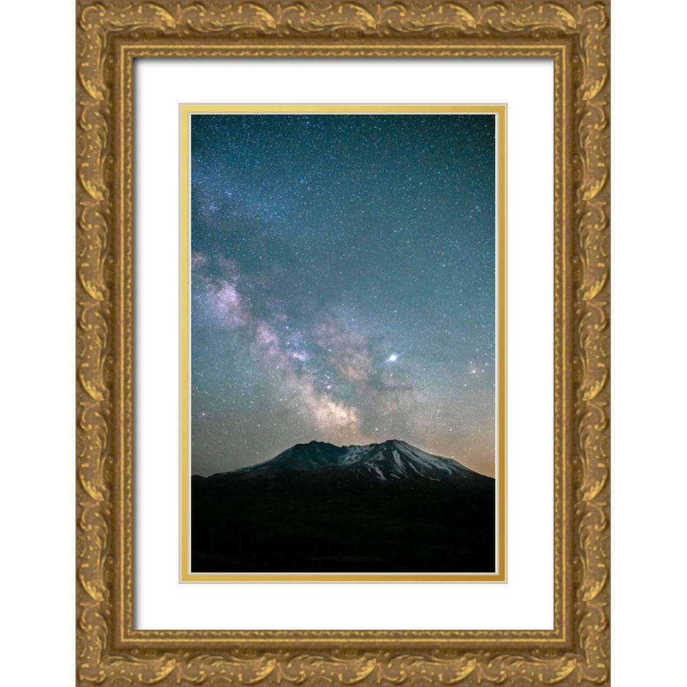 Probst, Greg 11x14 Gold Ornate Wood Framed with Double Matting Museum ...