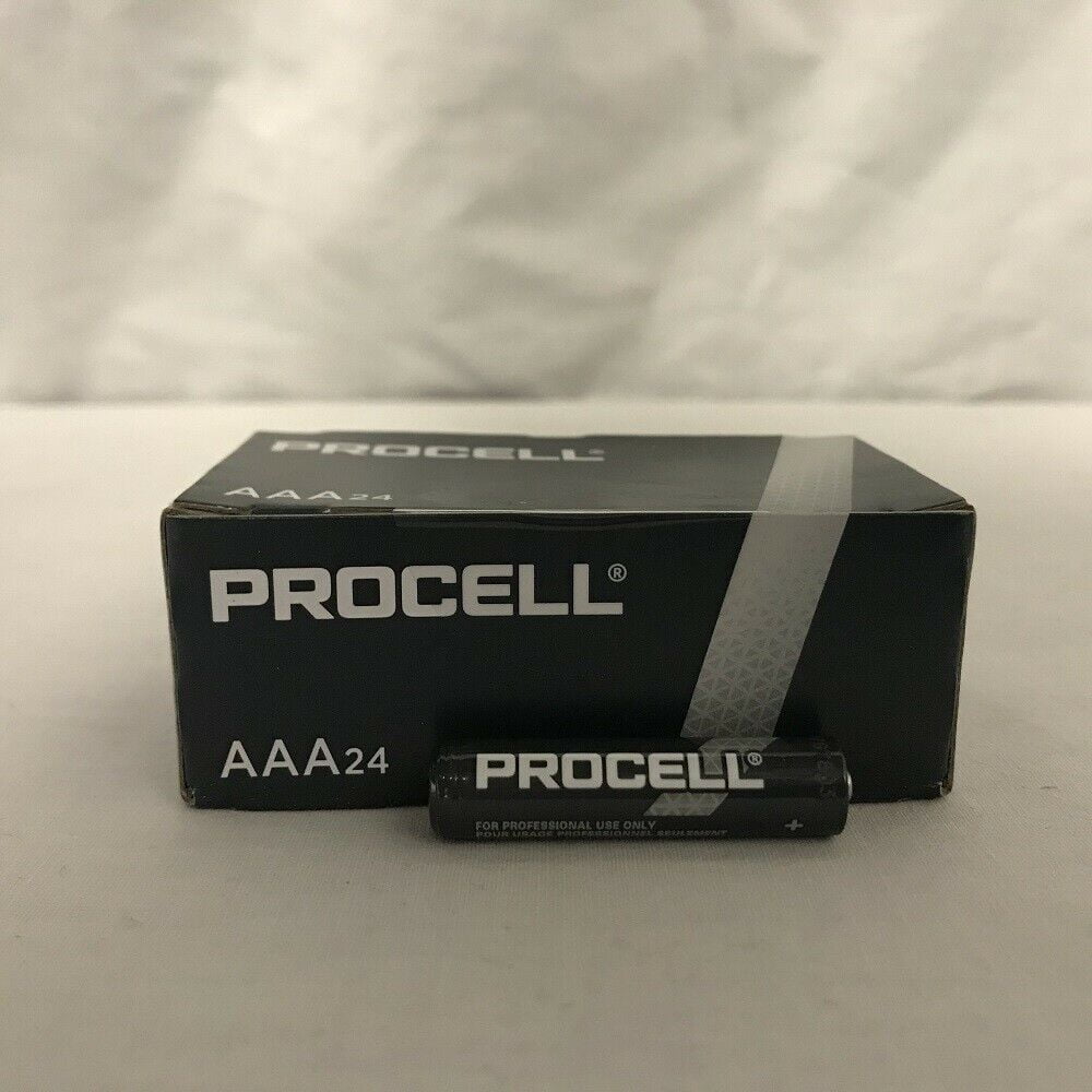 Duracell Procell PC2400 Alkaline AAA Batteries, Box of 24, 7-Year ...