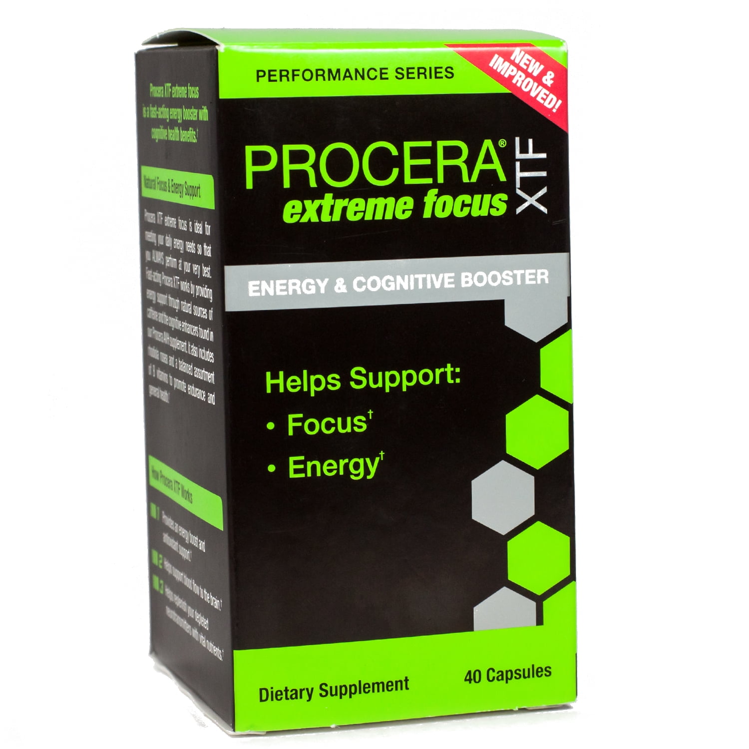 Procera XTF Extreme Focus by KeyView Labs - 40 Capsules - Walmart.com