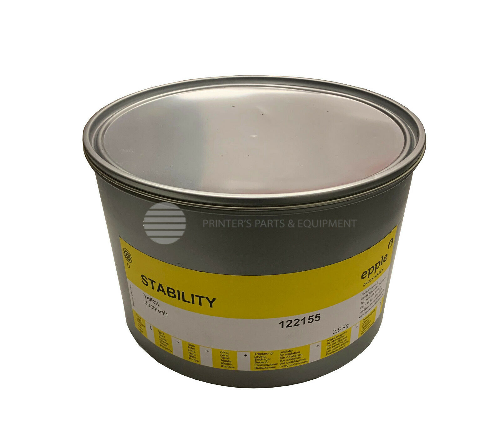 Process Ink Stability Yellow for Offset Printing 5.5 lbs I OIL BASED ...