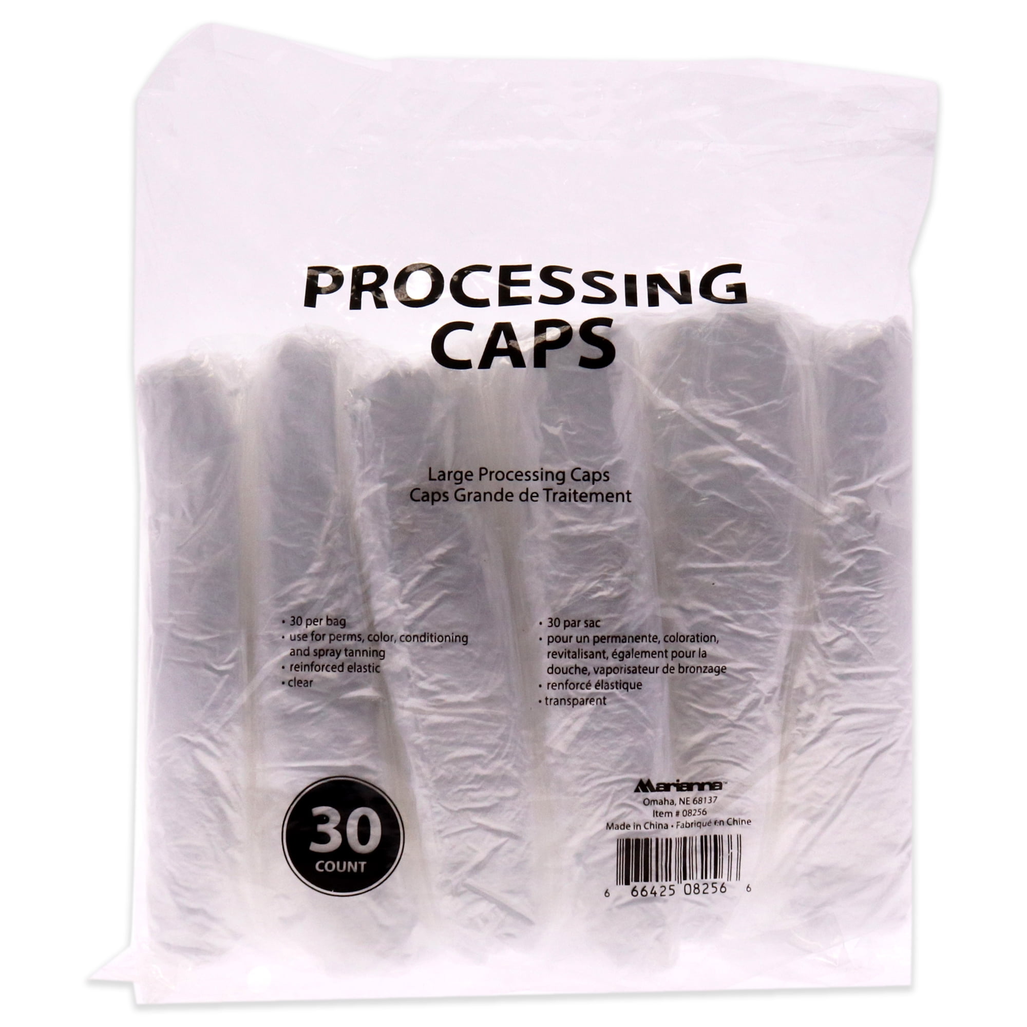 Processing Caps - Large by Marianna for Unisex - 30 Pc Plastic Bag ...