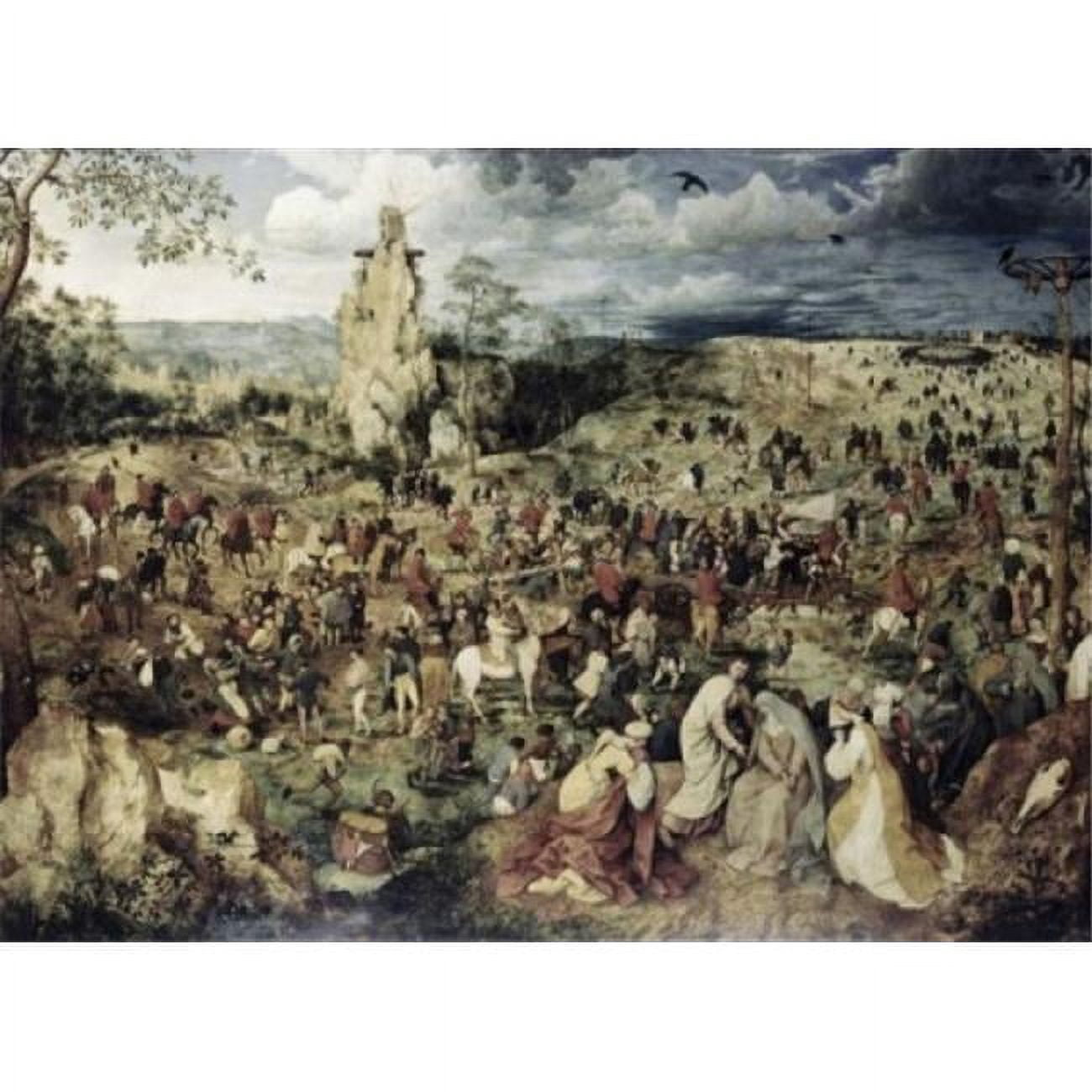 The Procession To Calvary 1564 Pieter Bruegel The Elder, Ca.1525-1569 ...