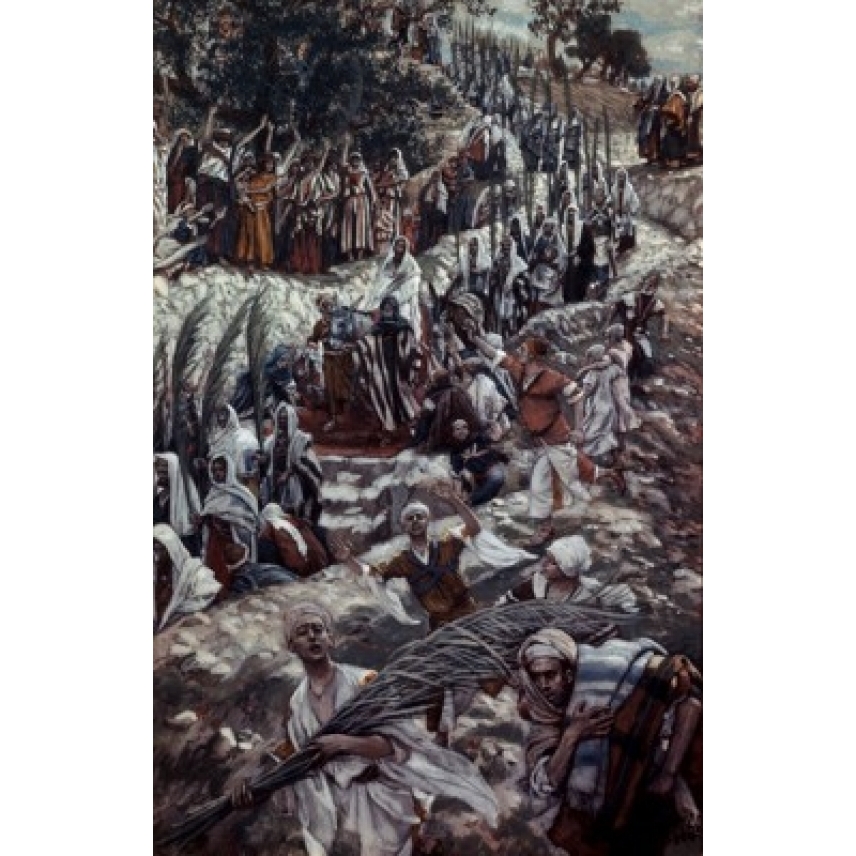 Procession on the Mount of Olives, James Tissot (1836-1902 French ...