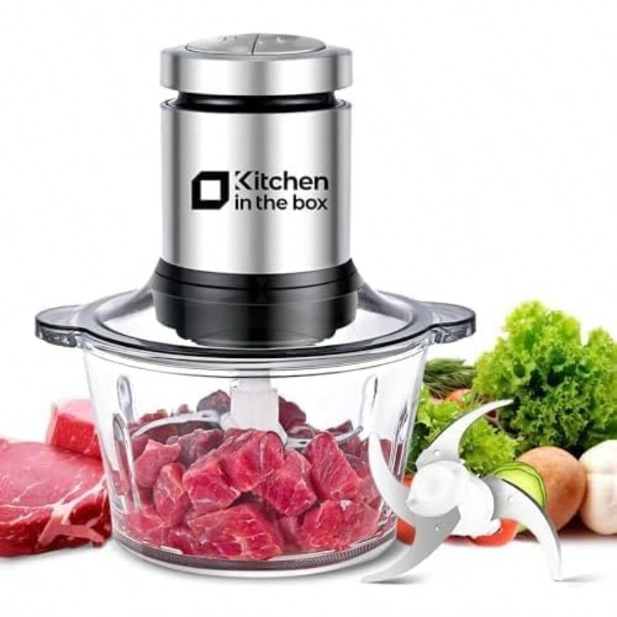 Processors400W Powerful Mini Meat Grinder and Food Chopper Electric ...