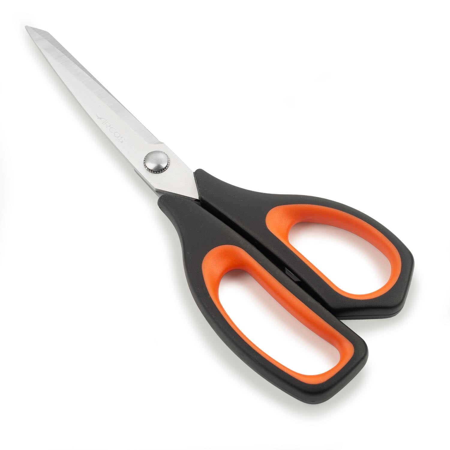 ARCOS Kitchen Scissors in Nitrum Stainless Steel. Black and Red ...