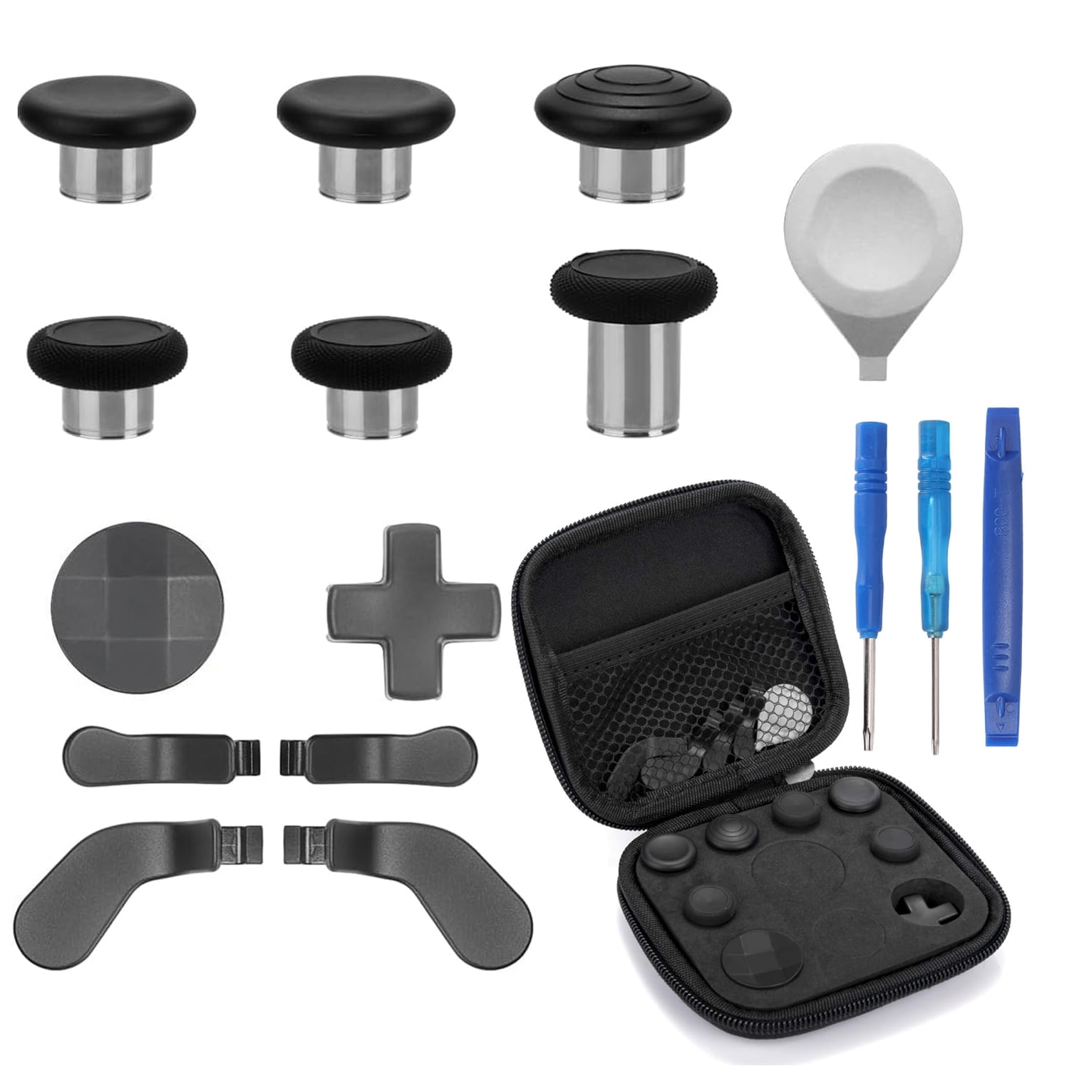 Prociv 17 in 1 Metal Thumbsticks for Xbox One Elite Series 2, Elite ...