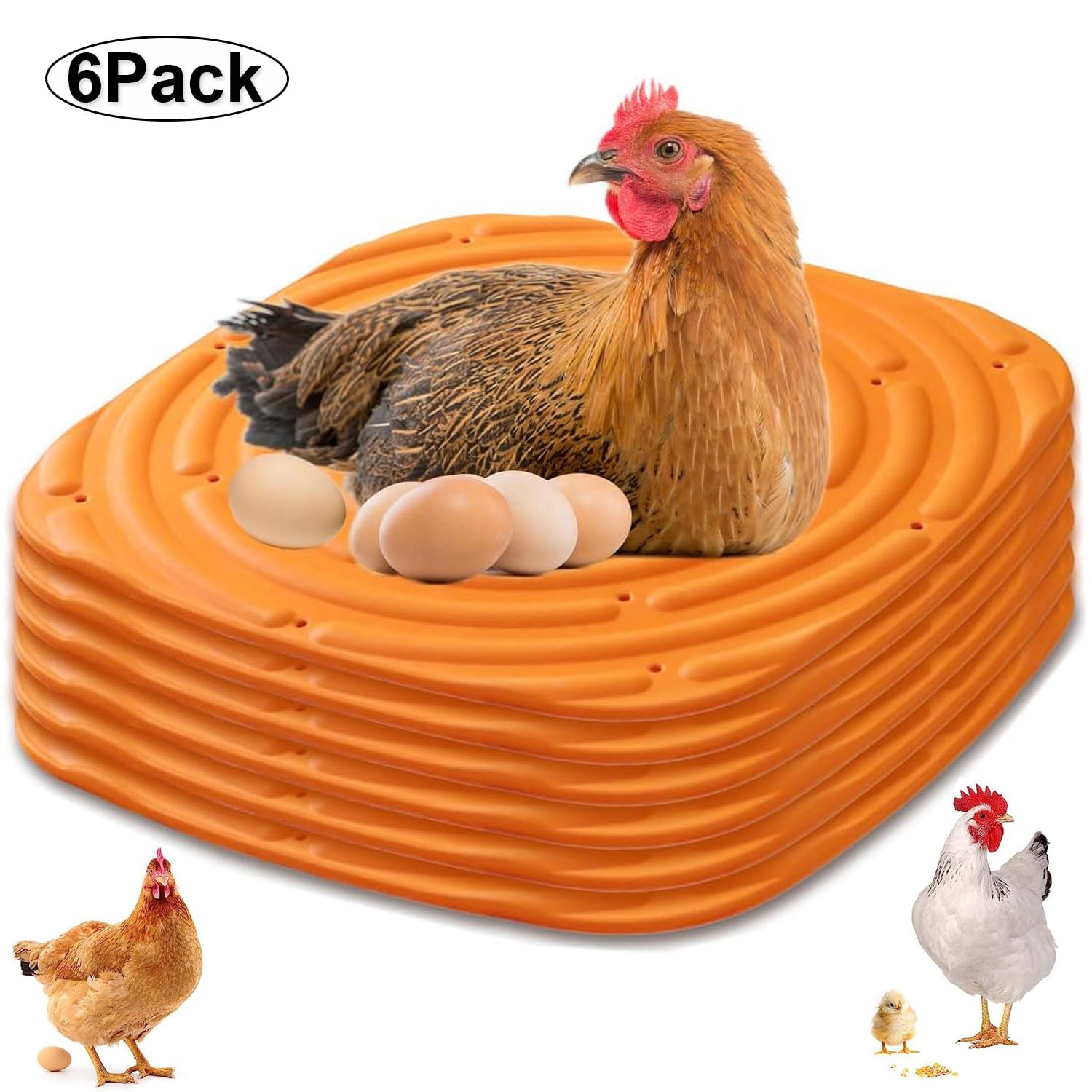 Prociv 6 Pack Washable Chicken Nesting Pads, 12Inch x 12Inch Nesting ... Prociv 6 Pack Washable Chicken Nesting Pads, 12Inch x 12Inch Nesting ...