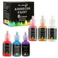 Prociv Airbrush Paint, 6 Color Acrylic Airbrush Paint Set, Water Based ...