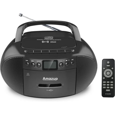 Proscan Bluetooth Stereo Boombox, Portable CD Radio Player, Battery ...