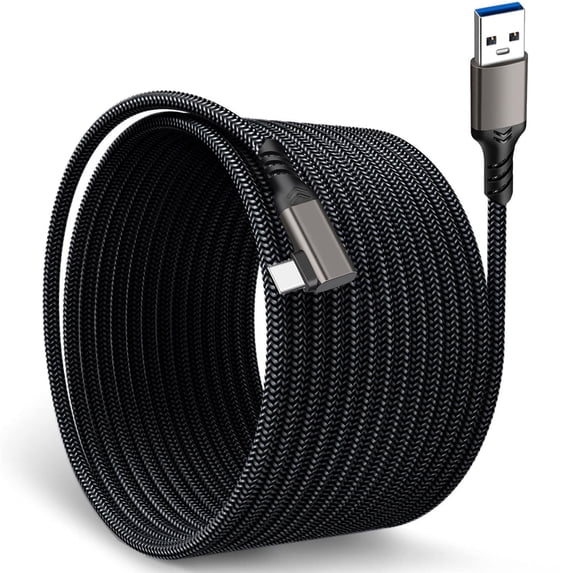 Prociv Oculus Quest 2 16.4FT Link Cable, USB 3.2 Type C VR Charging ...
